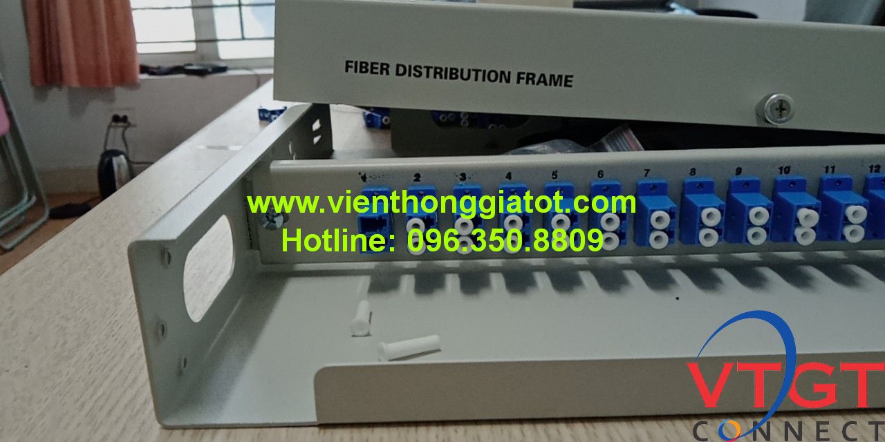 Hộp phối quang ODF 48Fo chuẩn LC duplex | ODF 48Fo